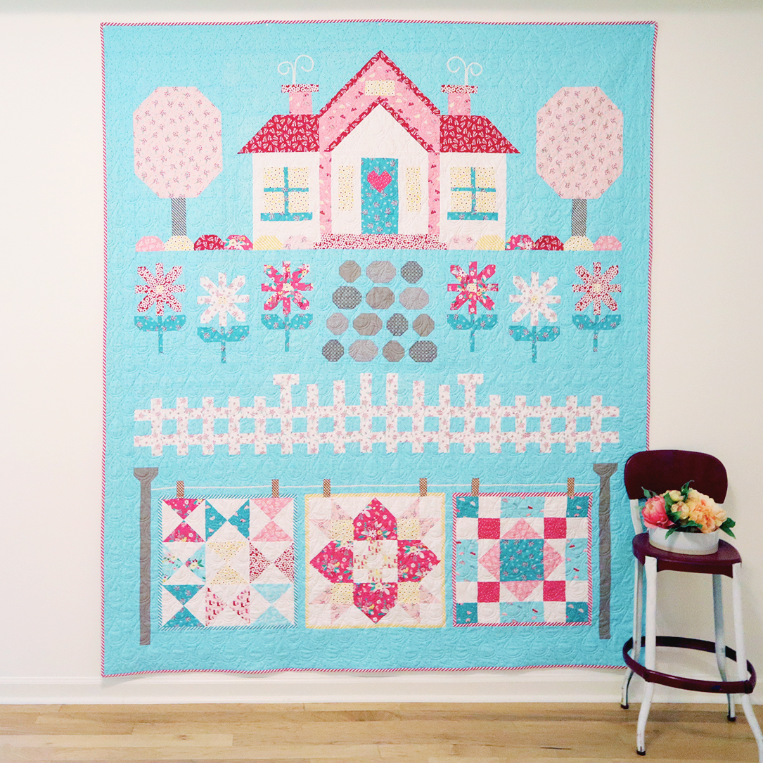 Quilter’s Cottage Finished Quilt
