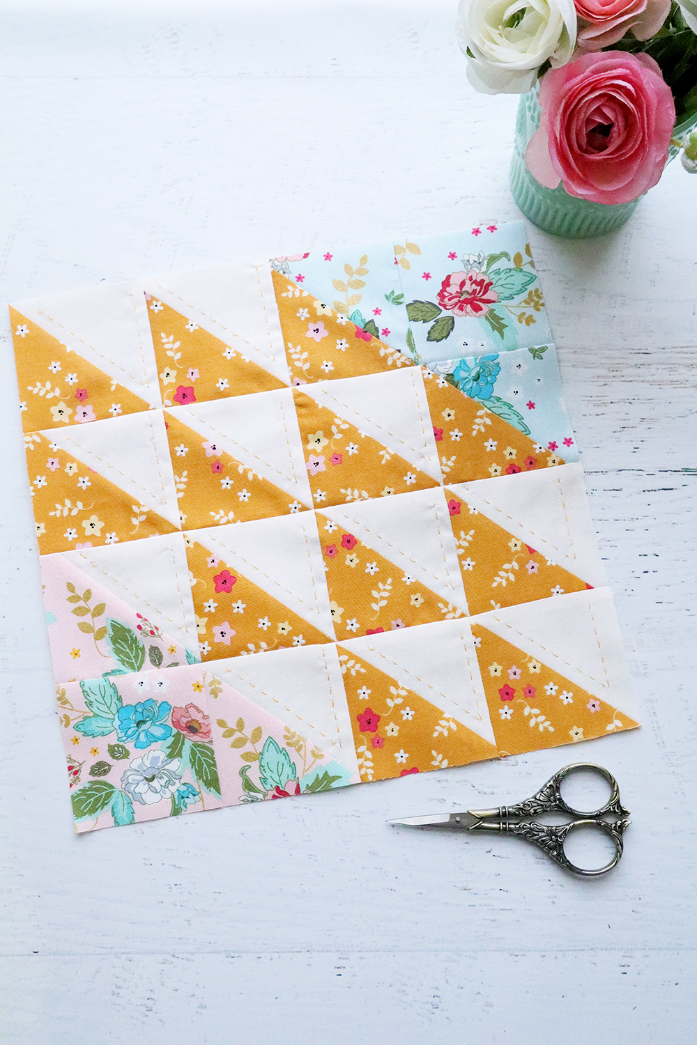 Ocean Waves Quilt Block – RBD Block Challenge