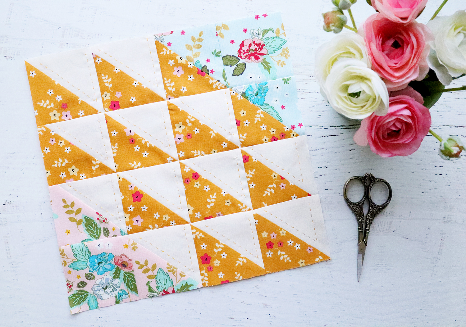 Ocean Waves Quilt Block – RBD Block Challenge