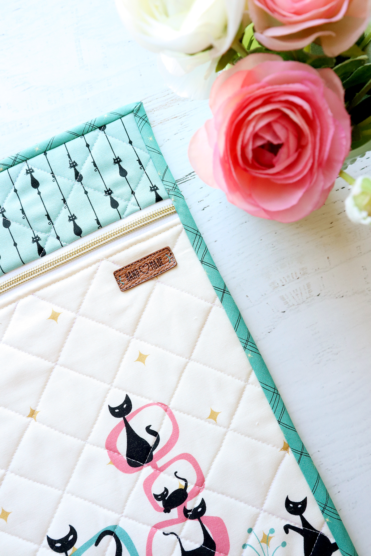 Mod Meow Large Project Bag