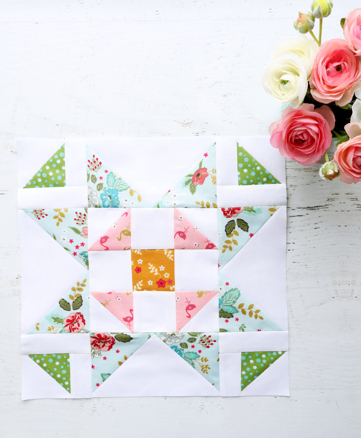 Shoo Fly Star Block – Swinging on a Star Sew Along