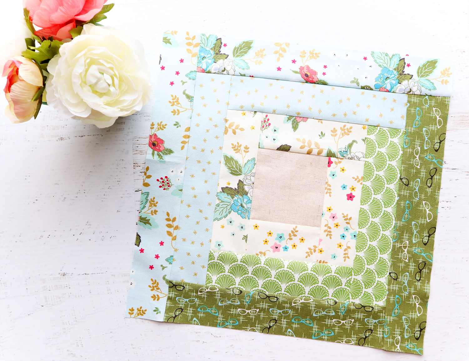 Log Cabin Block – Building Blocks Series