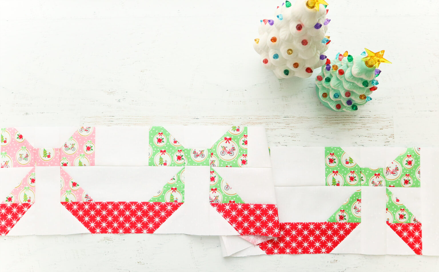 Ribbon Blocks – All the Trimmings Quilt Along