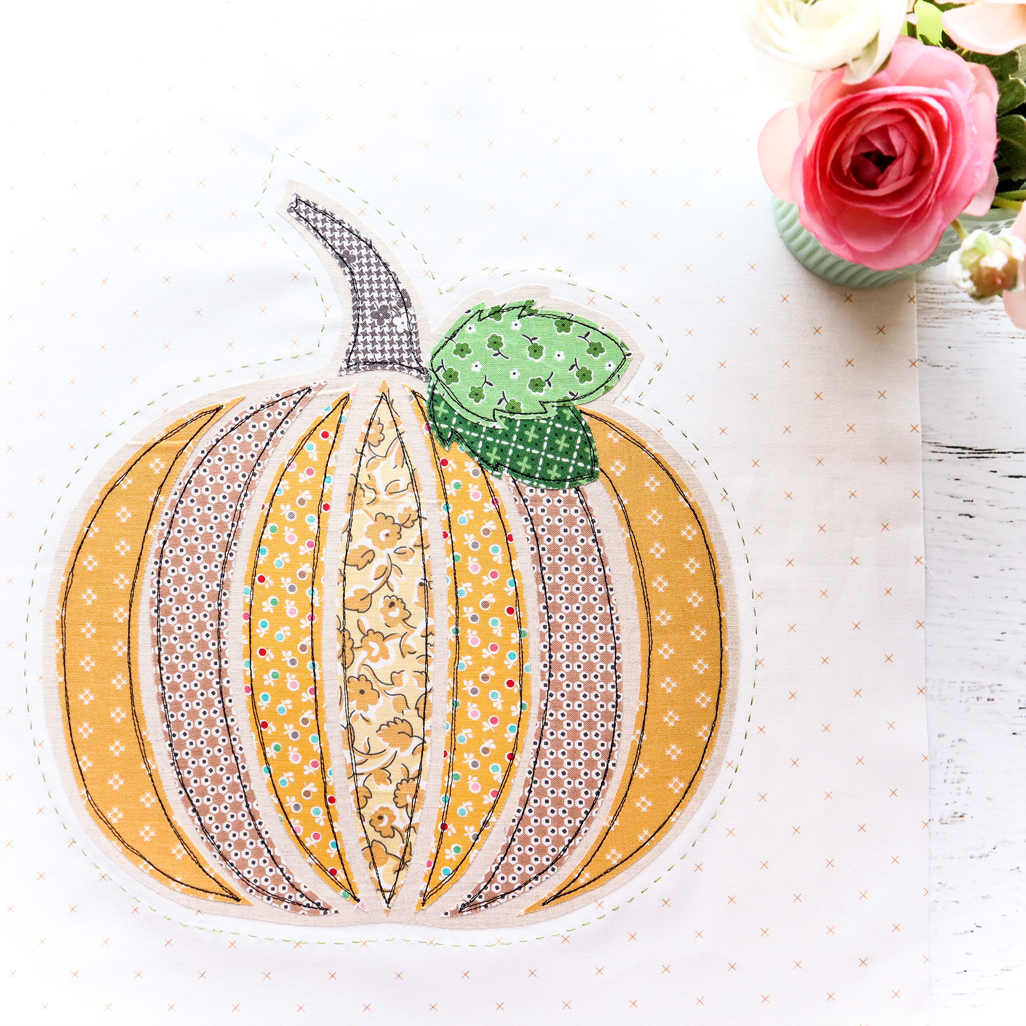 Fall Pumpkin Pillow Sew Along – Week 2