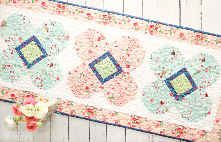 Flower Stand Table Runner – Pat Sloan Book Tour