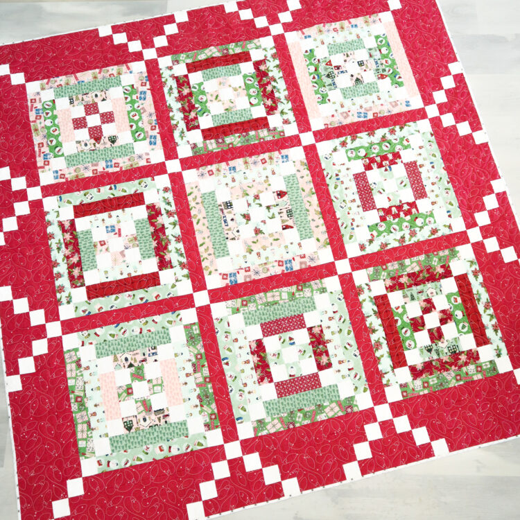 Christmas Village Frolic Quilt