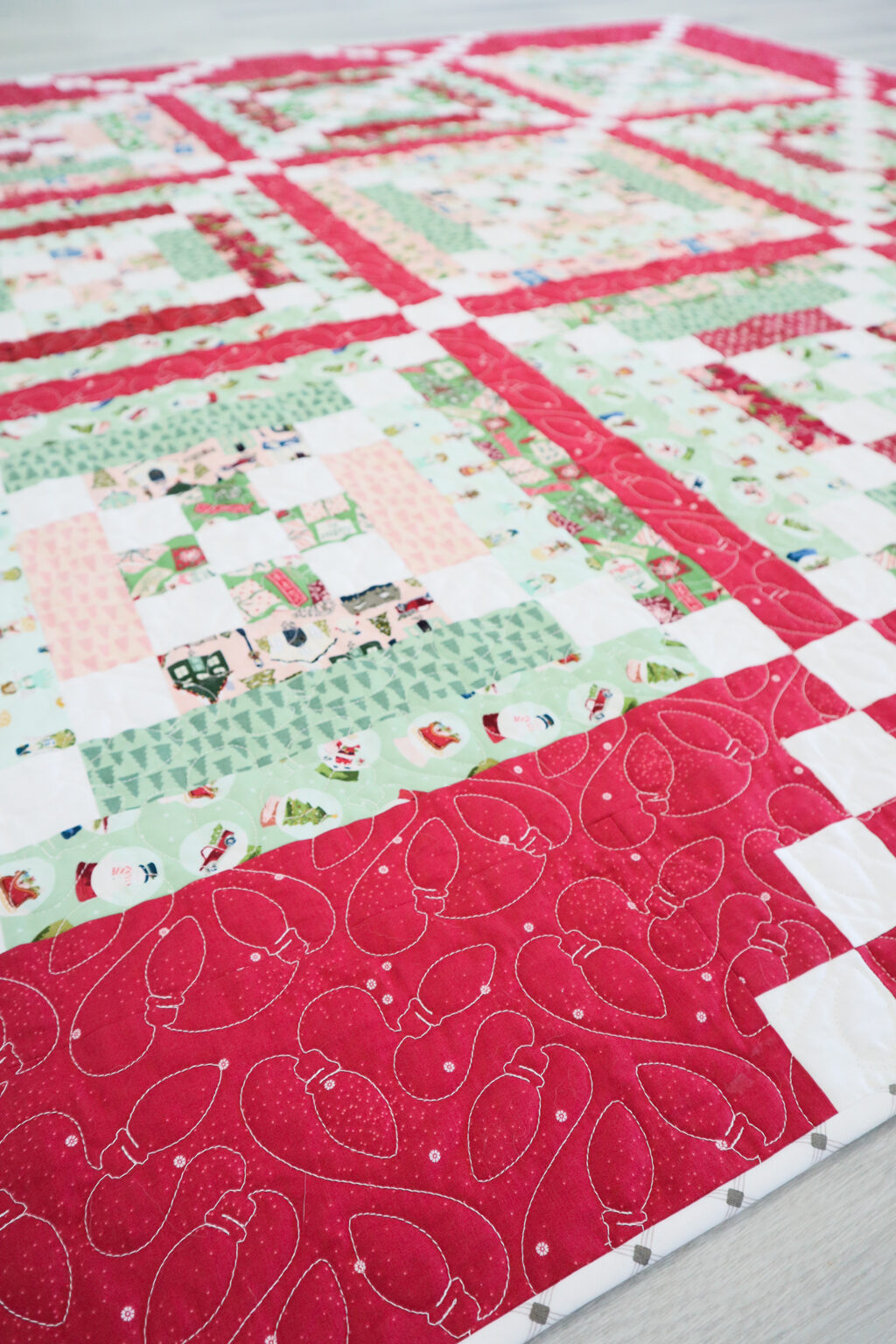 Christmas Village Frolic Quilt