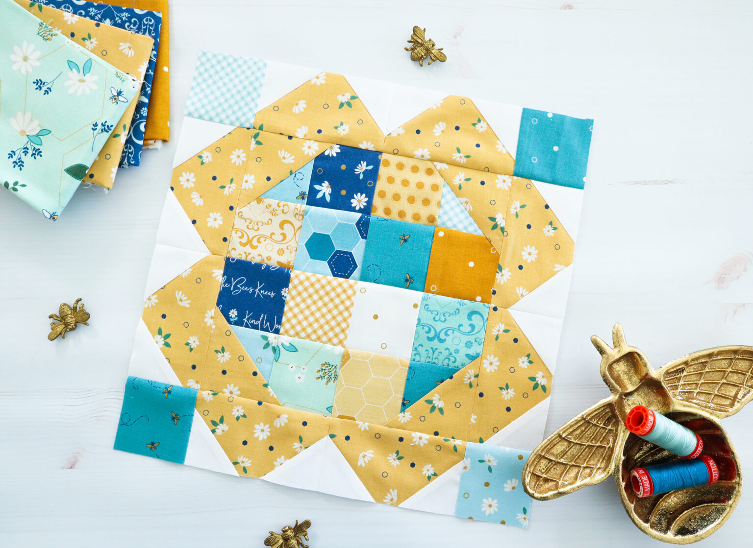 Daisy a Day Sew Along Block 2