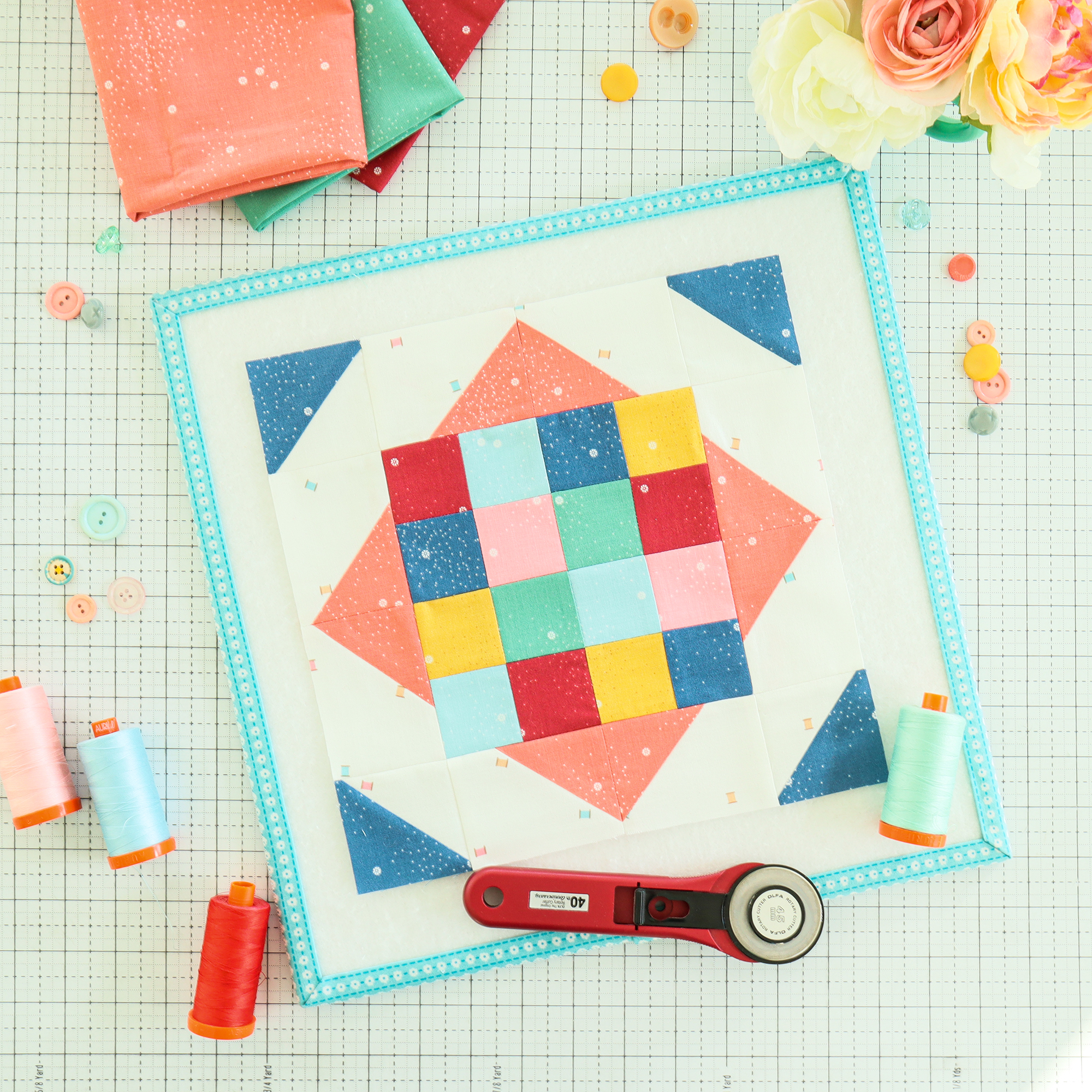 Cottage Garden Block – RBD Block Challenge