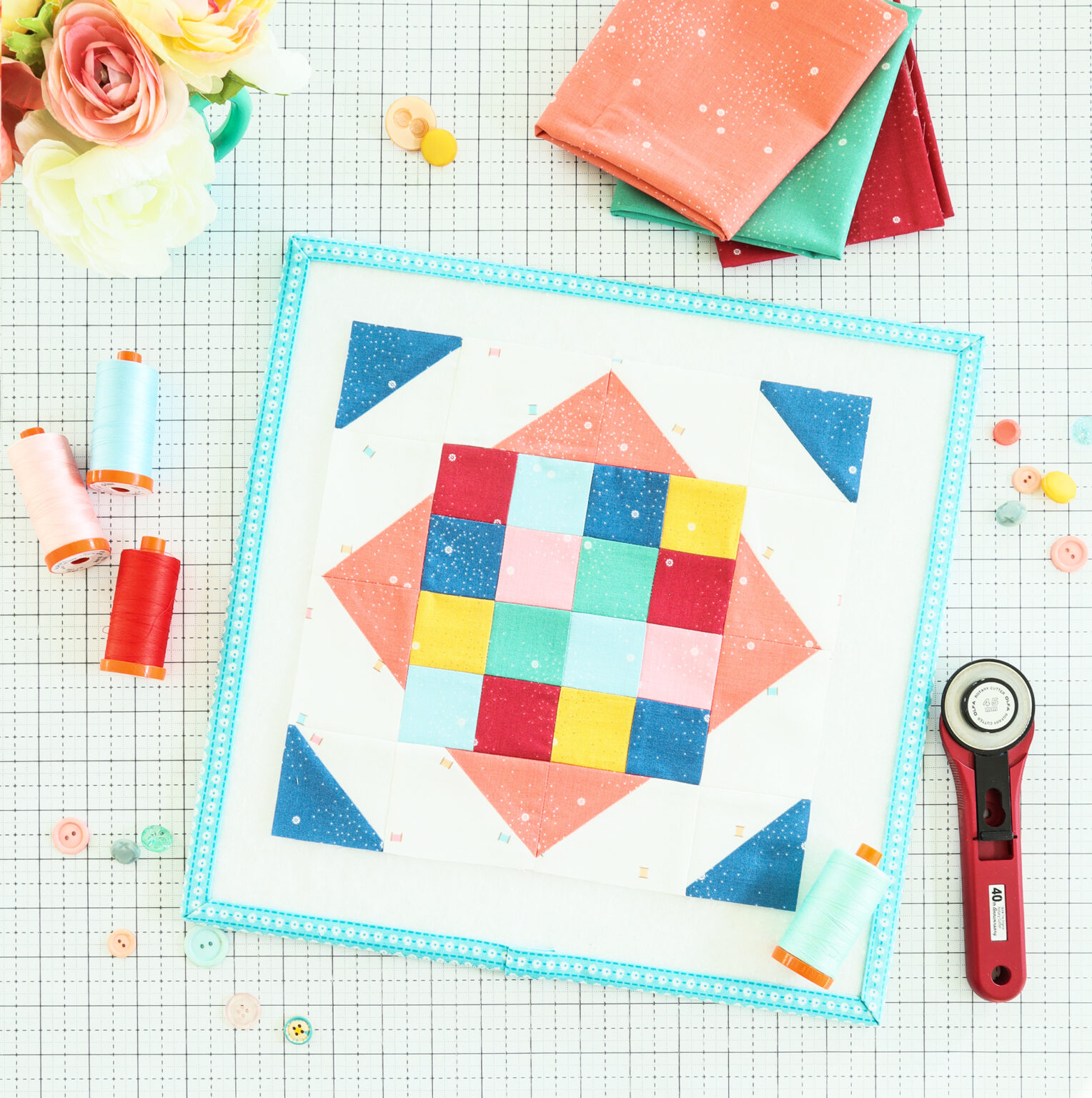 Cottage Garden Block – RBD Block Challenge