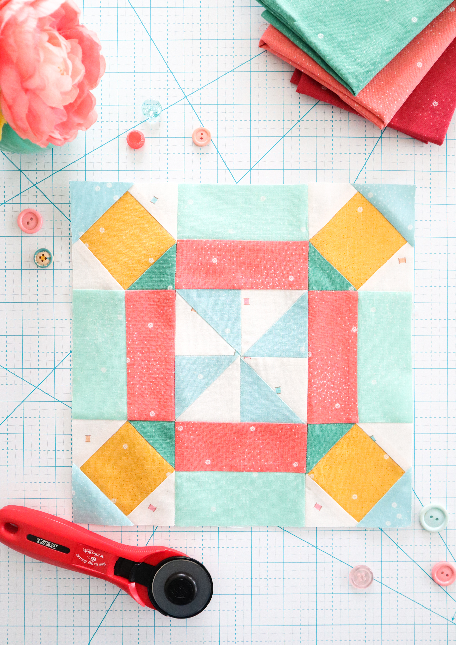 Honey Blossom Block – RBD Block Challenge