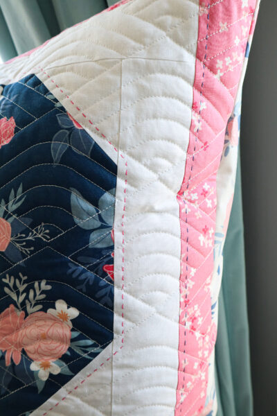 Pretty Patchwork Heart Pillow - Free Quilted Pillow Pattern