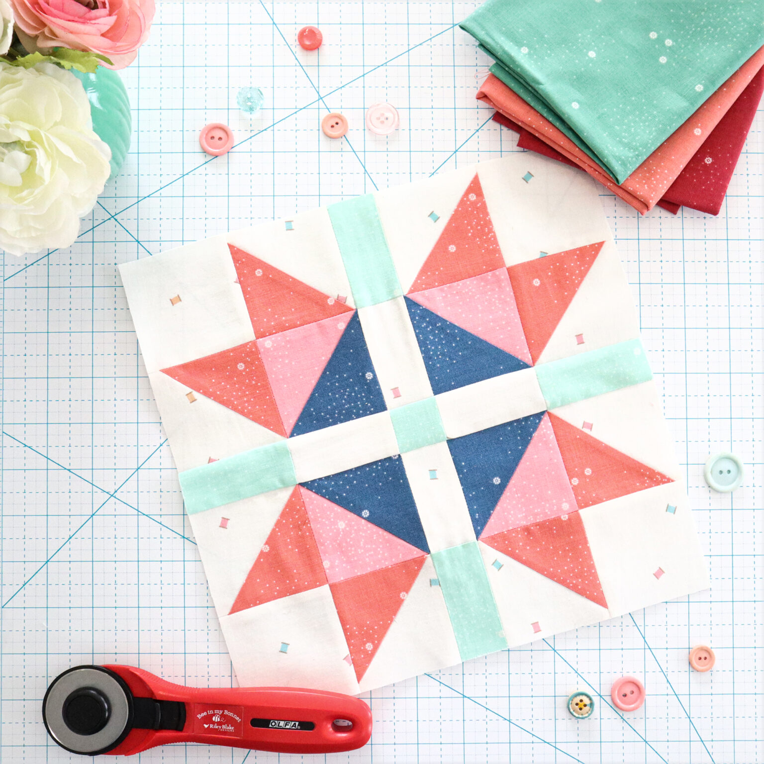 Star Blossom Block – RBD Block Challenge