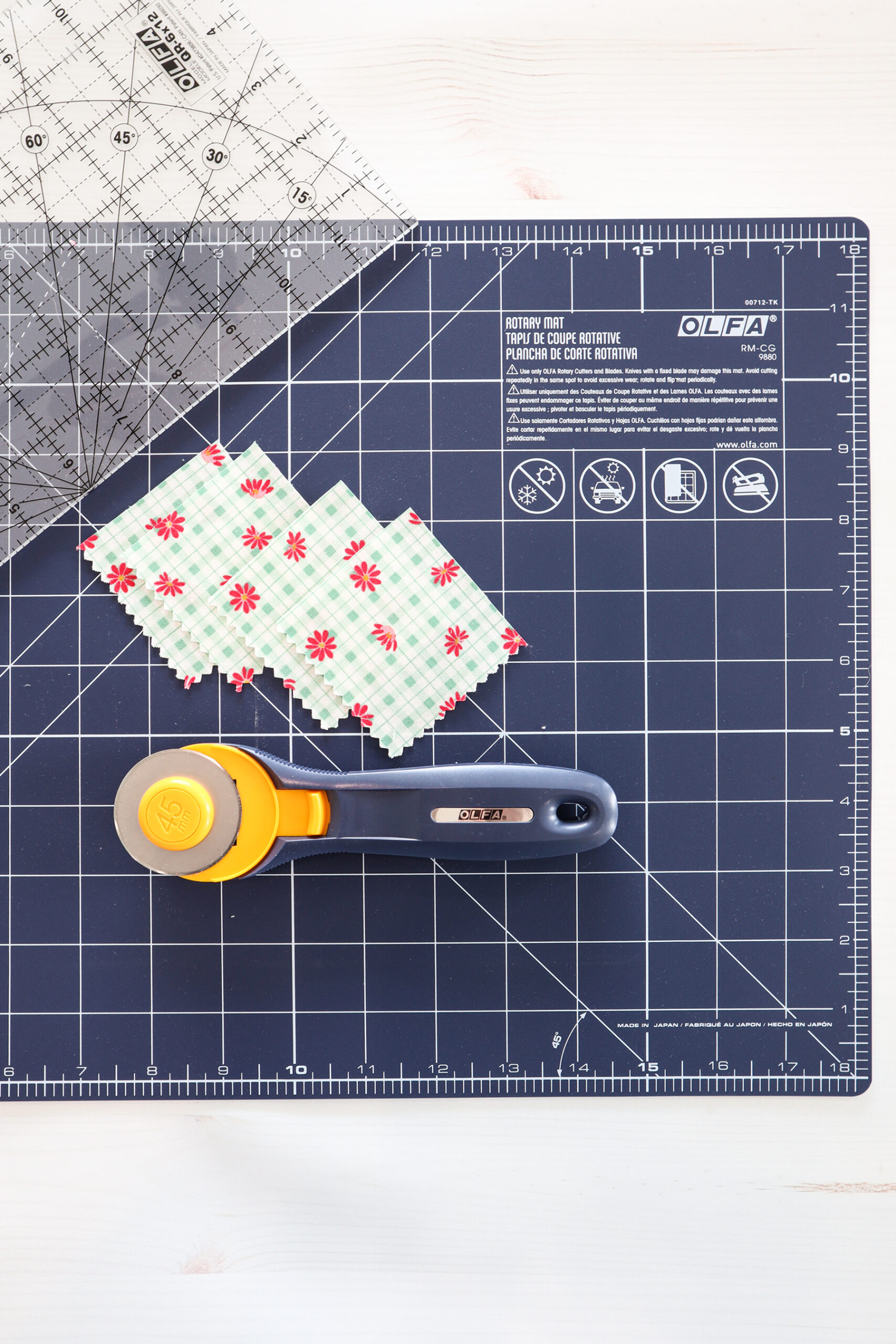 Tulip Patchwork Pillow