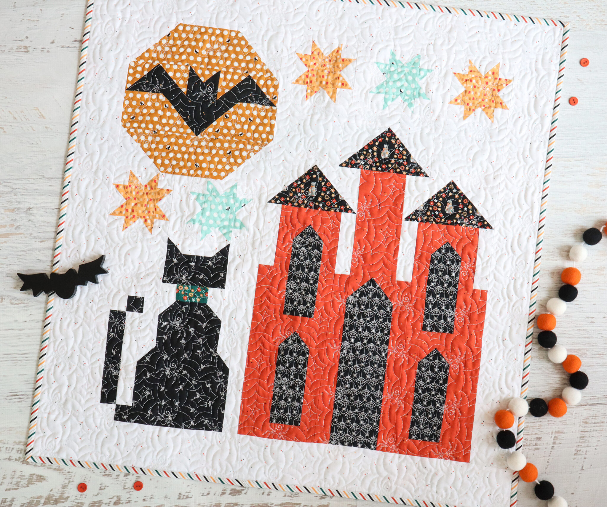 Haunted Halloween Quilt Along Week 4