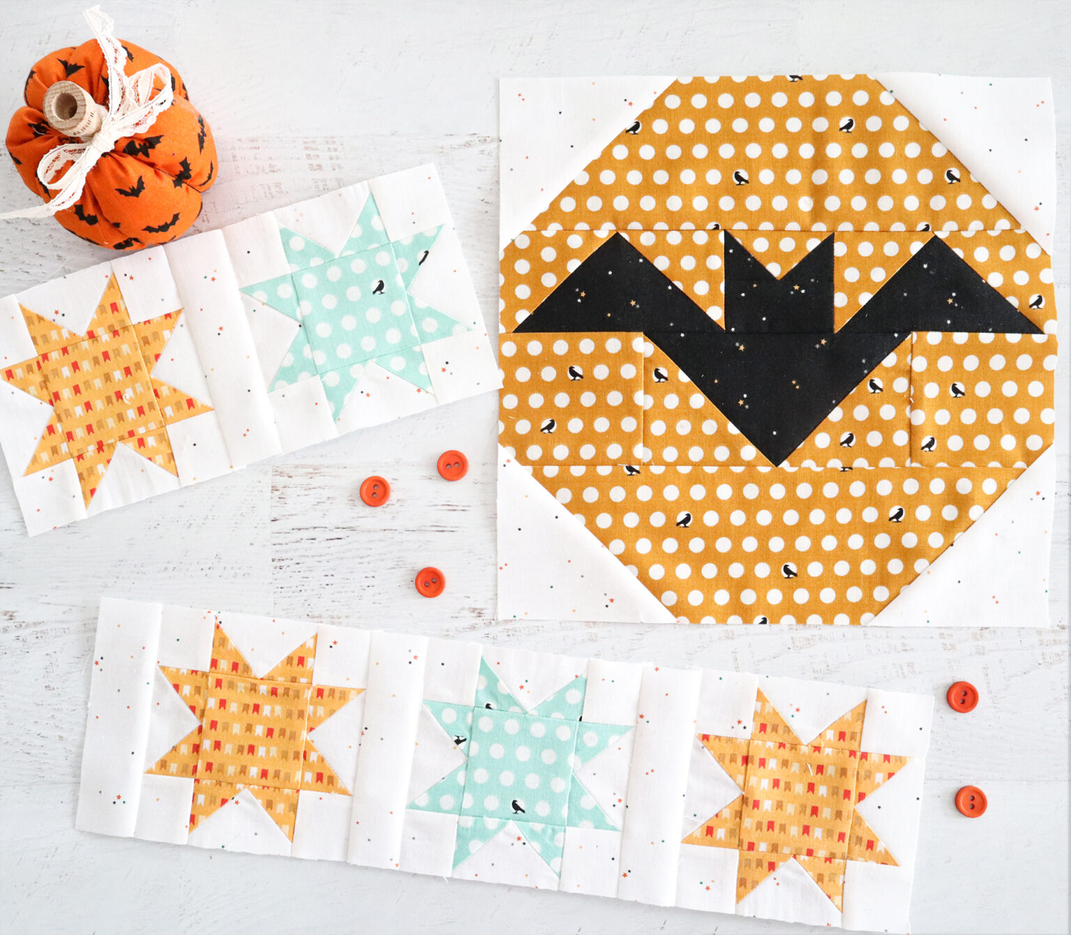 Haunted Halloween Quilt Along Week 1