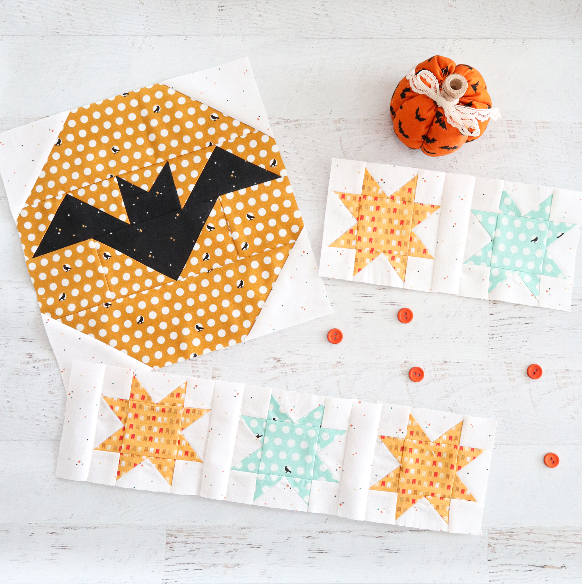 Haunted Halloween Quilt Along Week 1