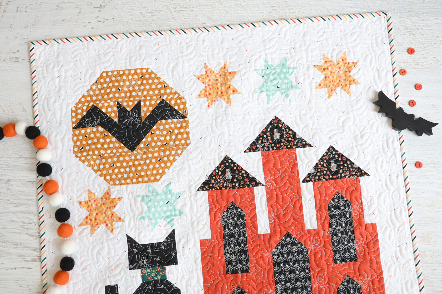 Haunted Halloween Quilt Along Week 4