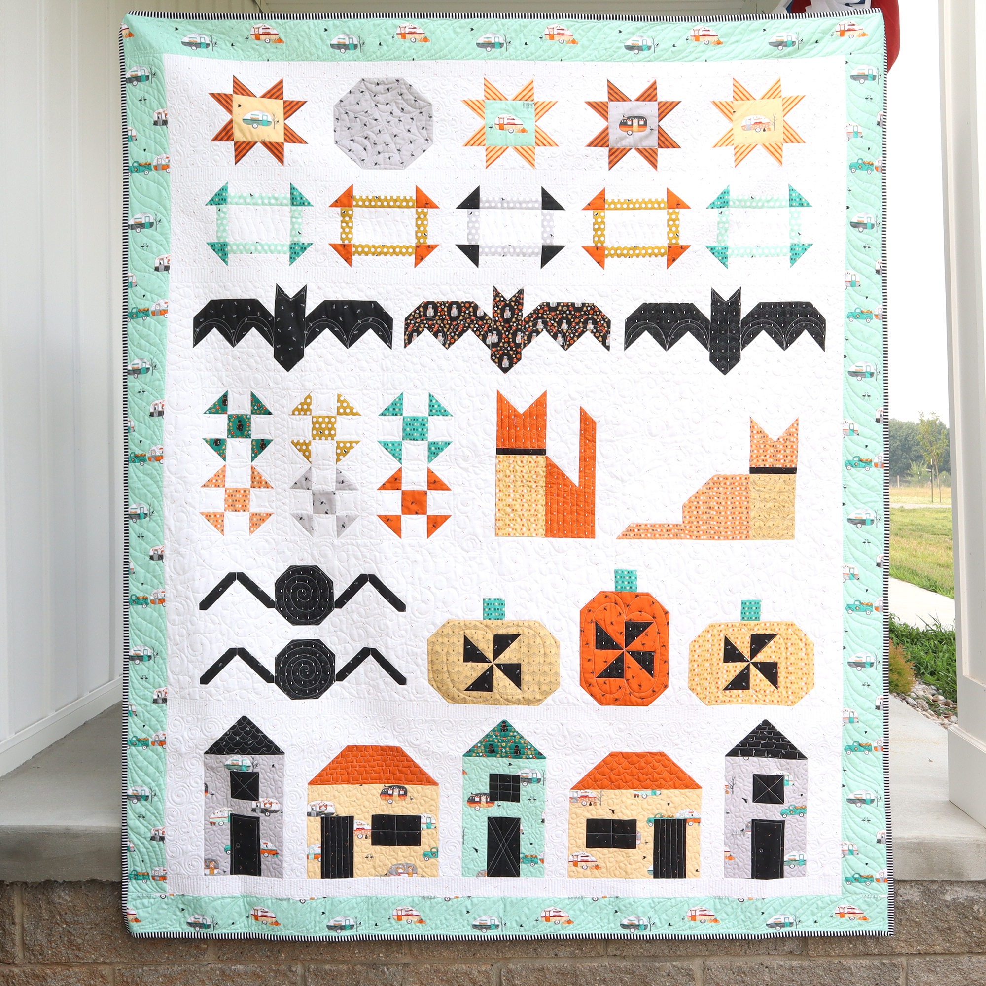 Spooky Lane Haunted House Blocks