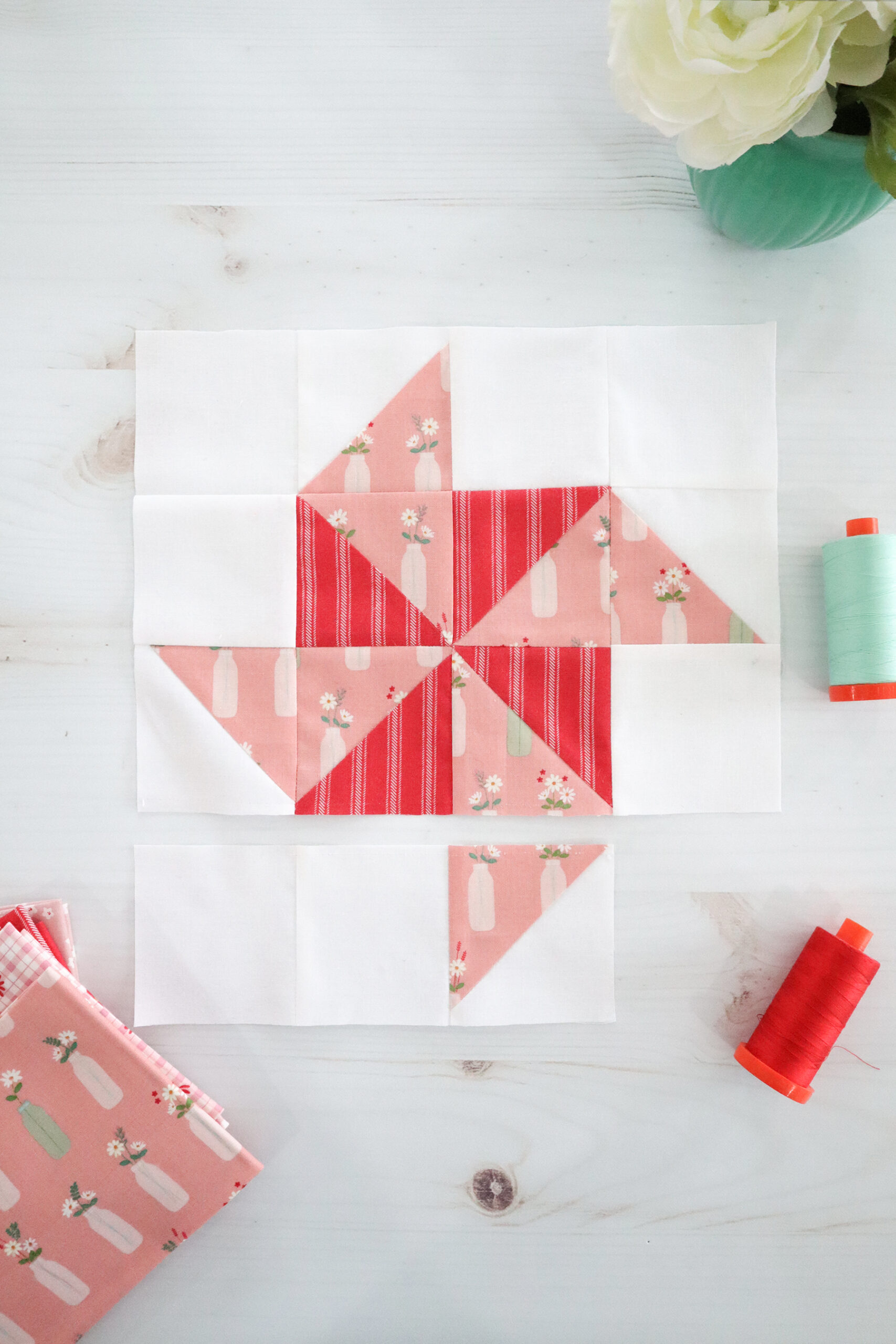 Meadowland Quilt Along Week 6 - Sweet Acres Fabric Quilt