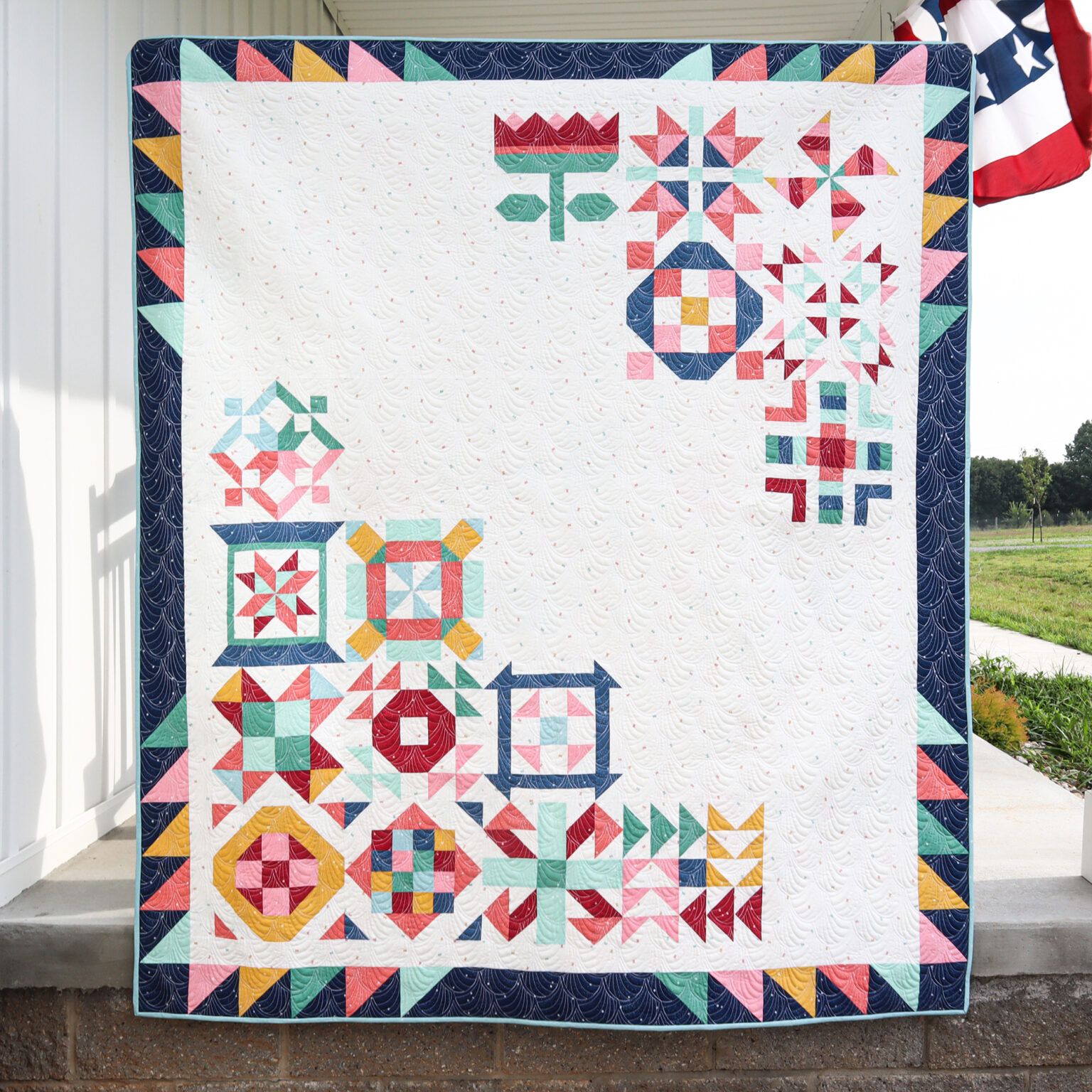RBD Block Challenge Quilt Finish!