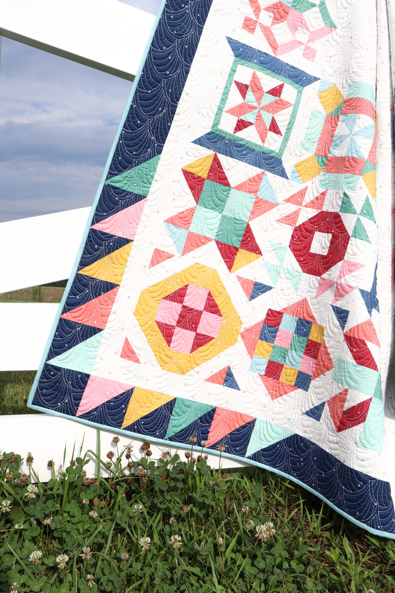 RBD Block Challenge Quilt Finish!