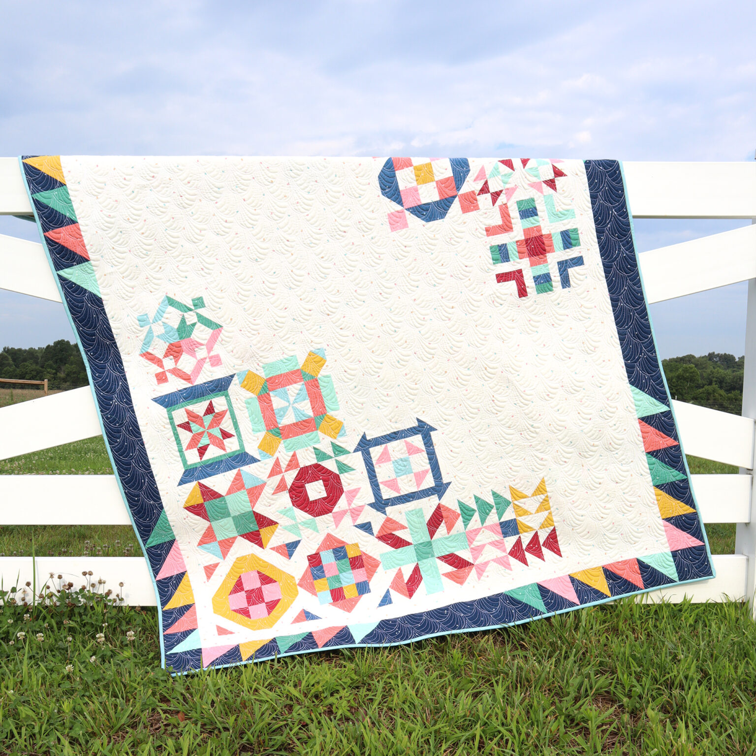 RBD Block Challenge Quilt Finish!