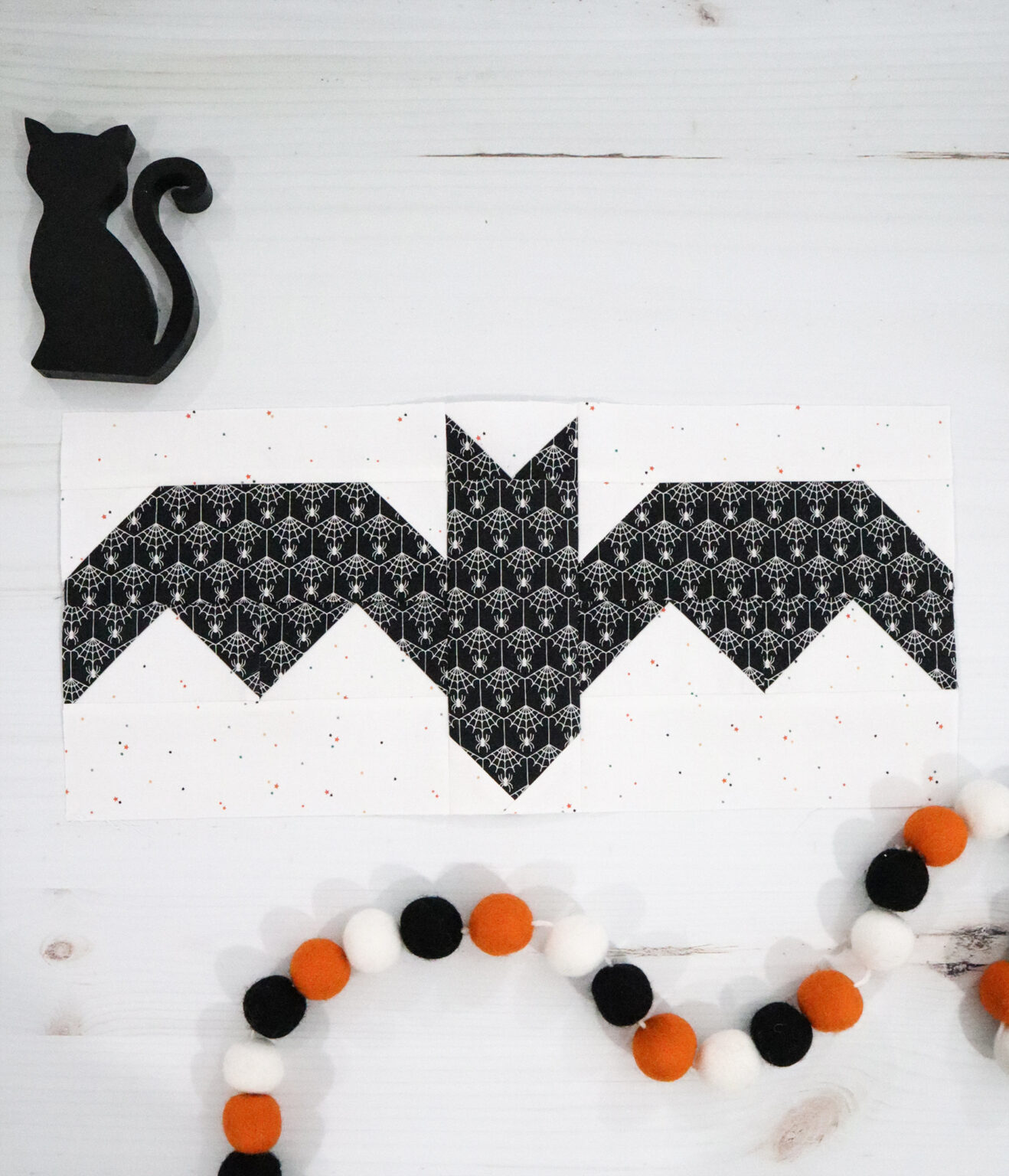 Spooky Lane Sew Along Bat Row