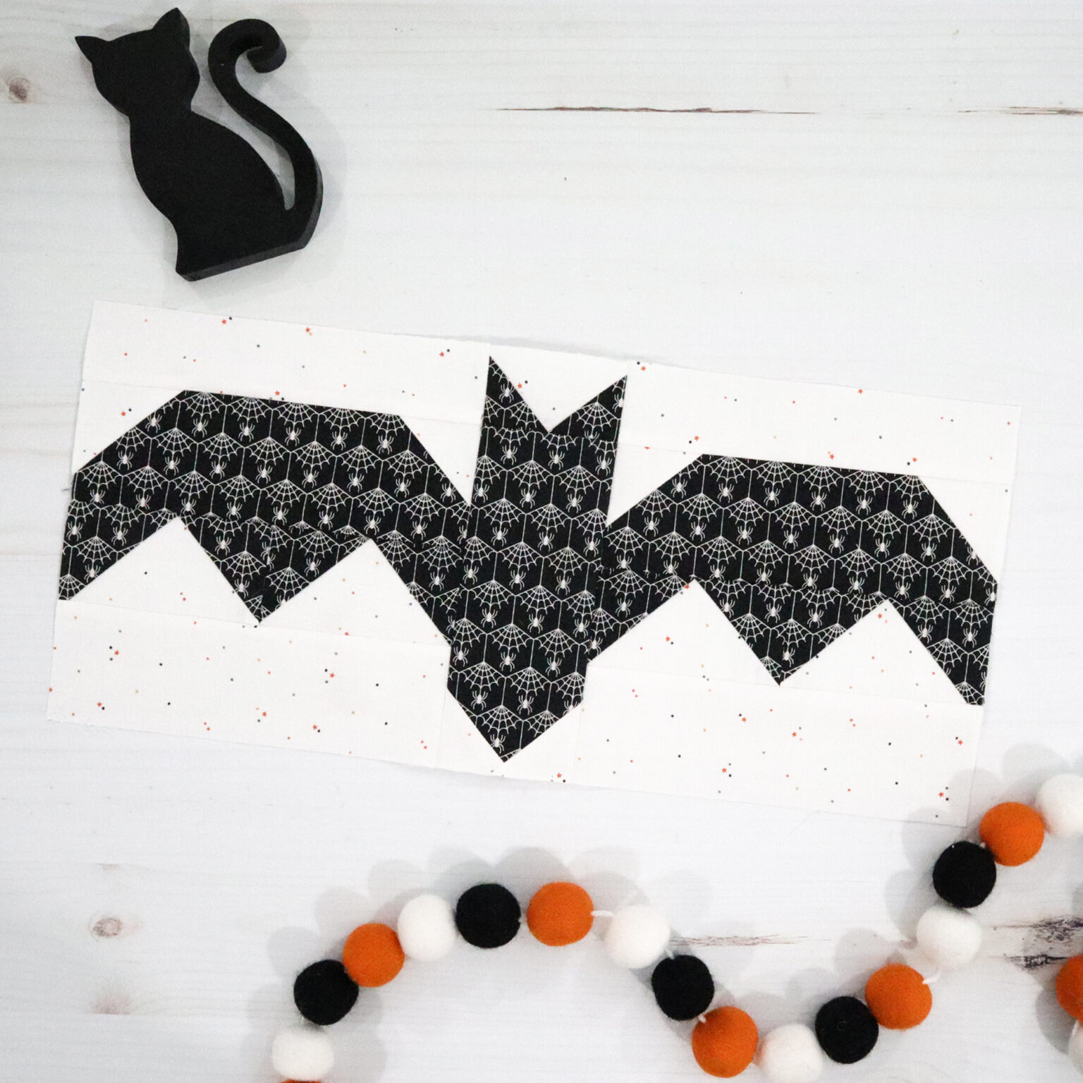 Spooky Lane Sew Along Bat Row