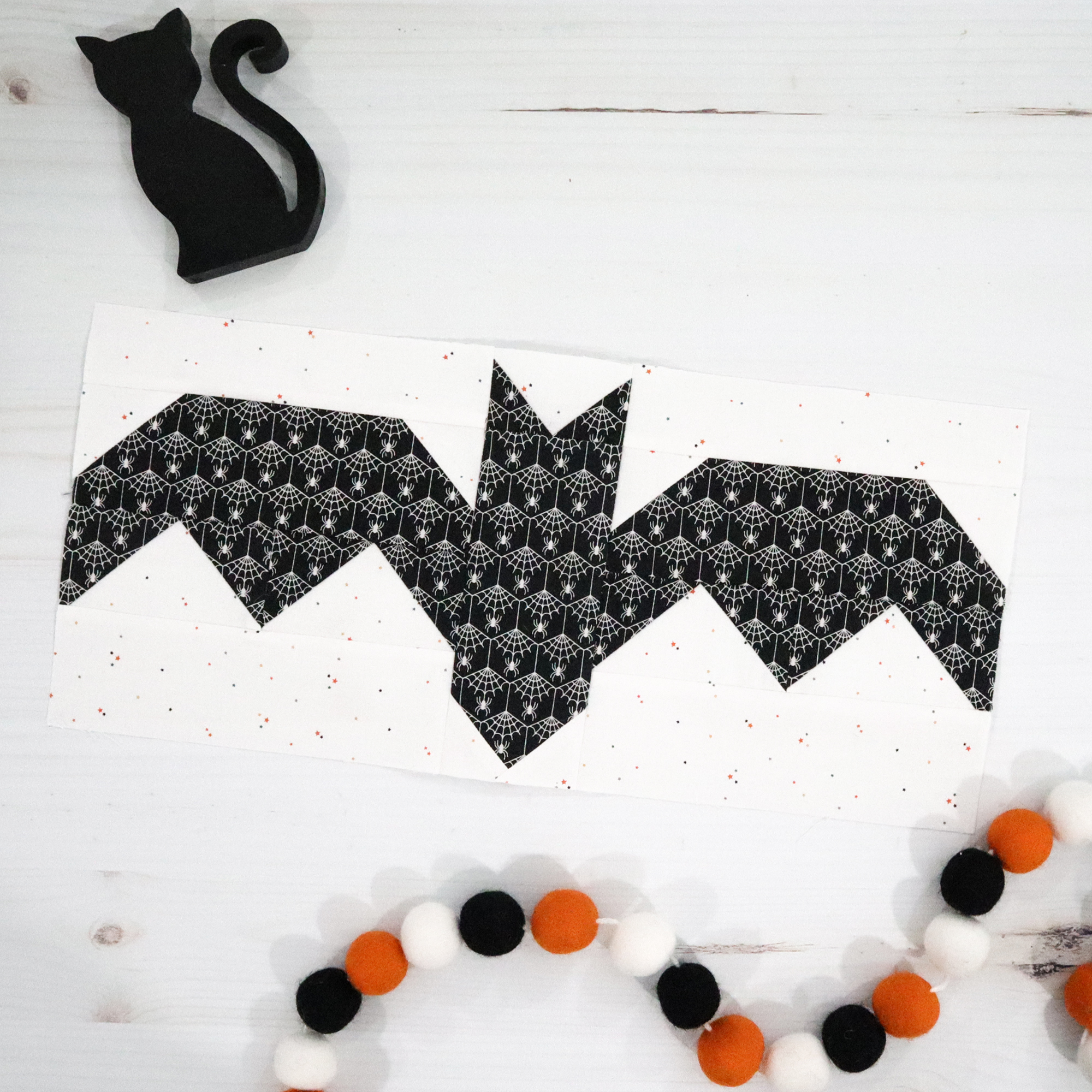 Spooky Lane Sew Along Bat Row