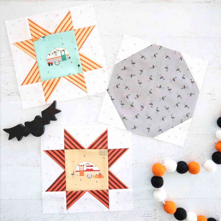 Spooky Lane Sew Along Moon and Stars Row