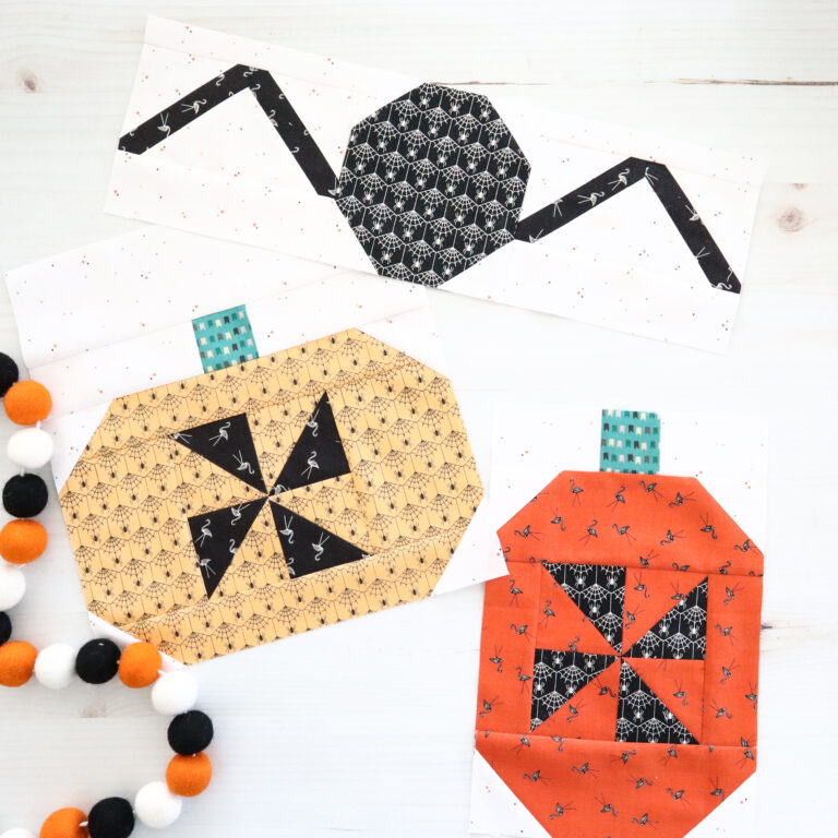 Spooky Lane Spider and Pumpkin Blocks