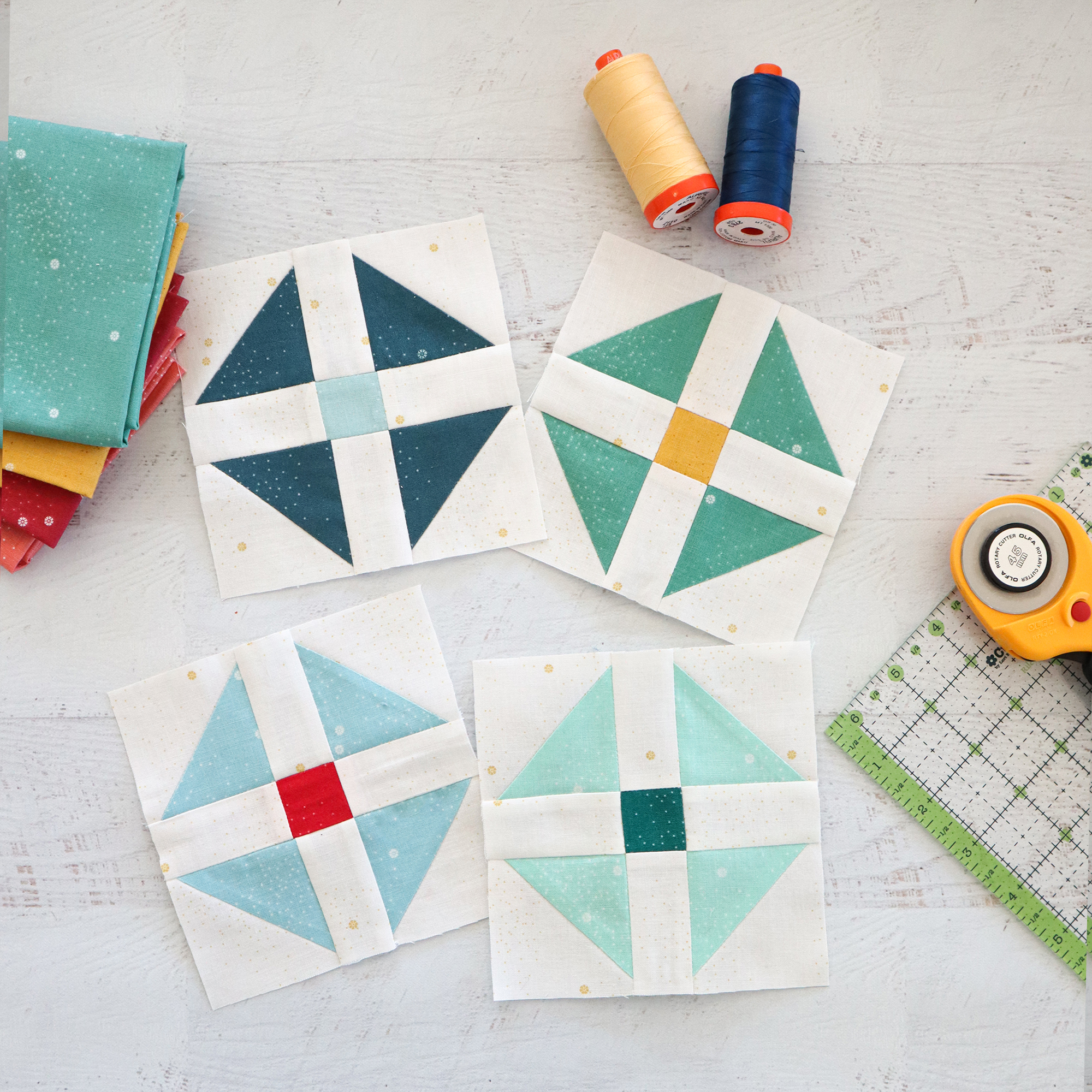 Quilted Witch Sew Along Shoo Fly Stars