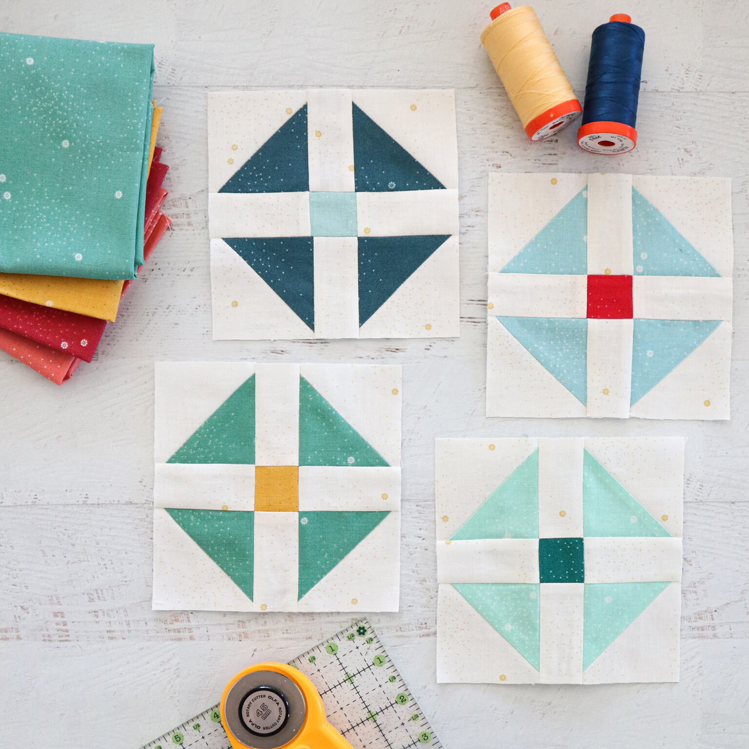 Quilted Witch Sew Along Shoo Fly Stars