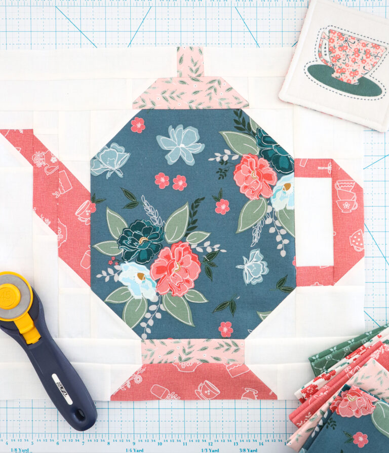 Tea Party Quilt Along Teapot Blocks
