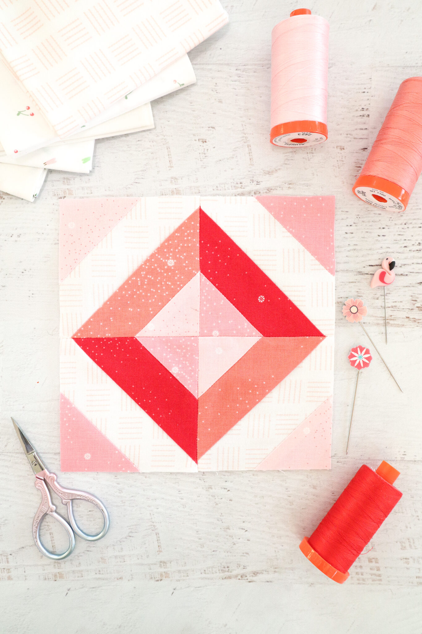 Diamond Bright Block Shine Together Quilt