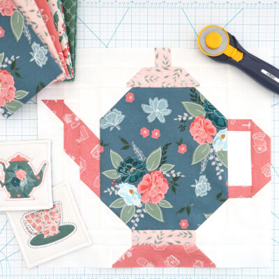 Tea Party Quilt Along Teapot Blocks