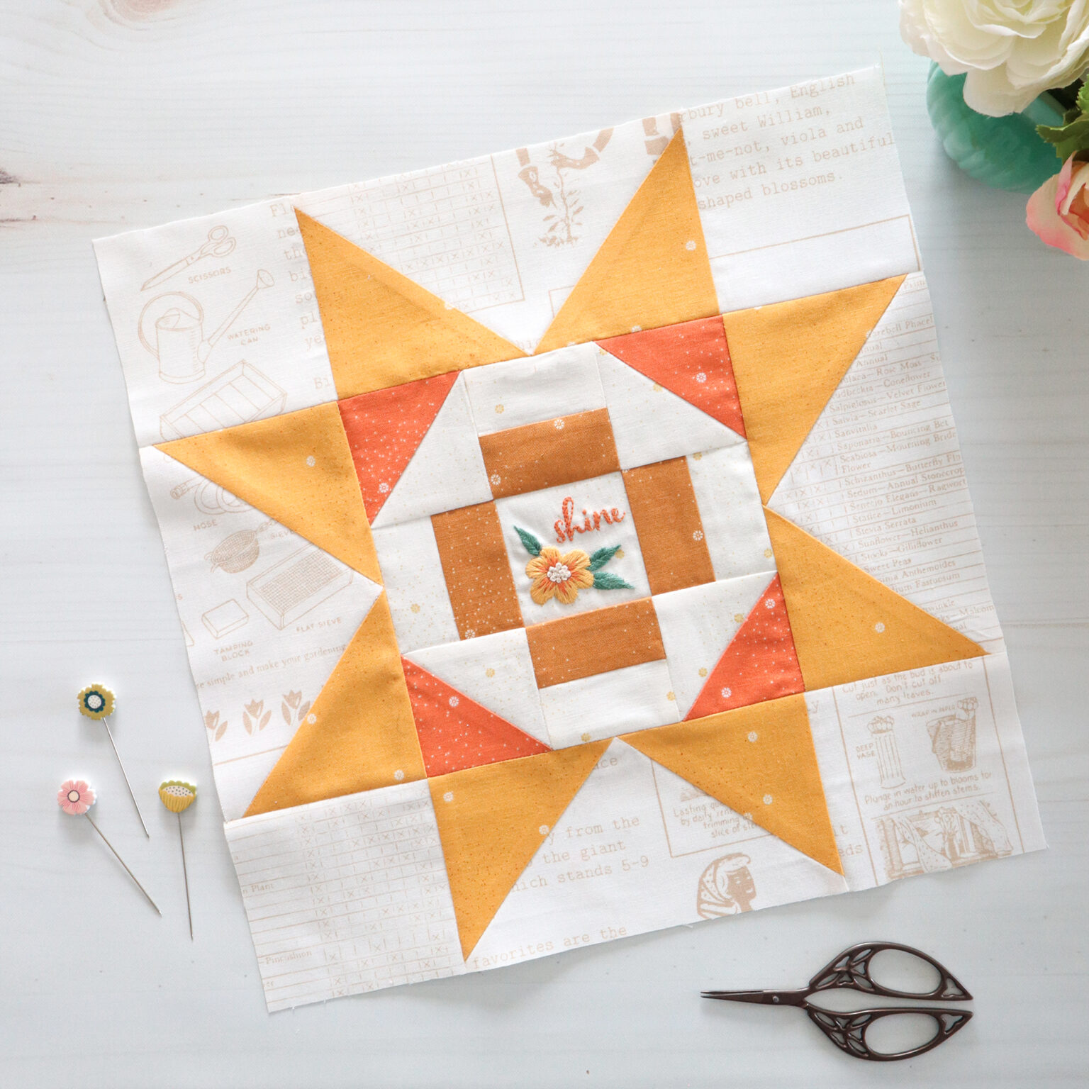 Crossroads Block Shine Together Sew Along