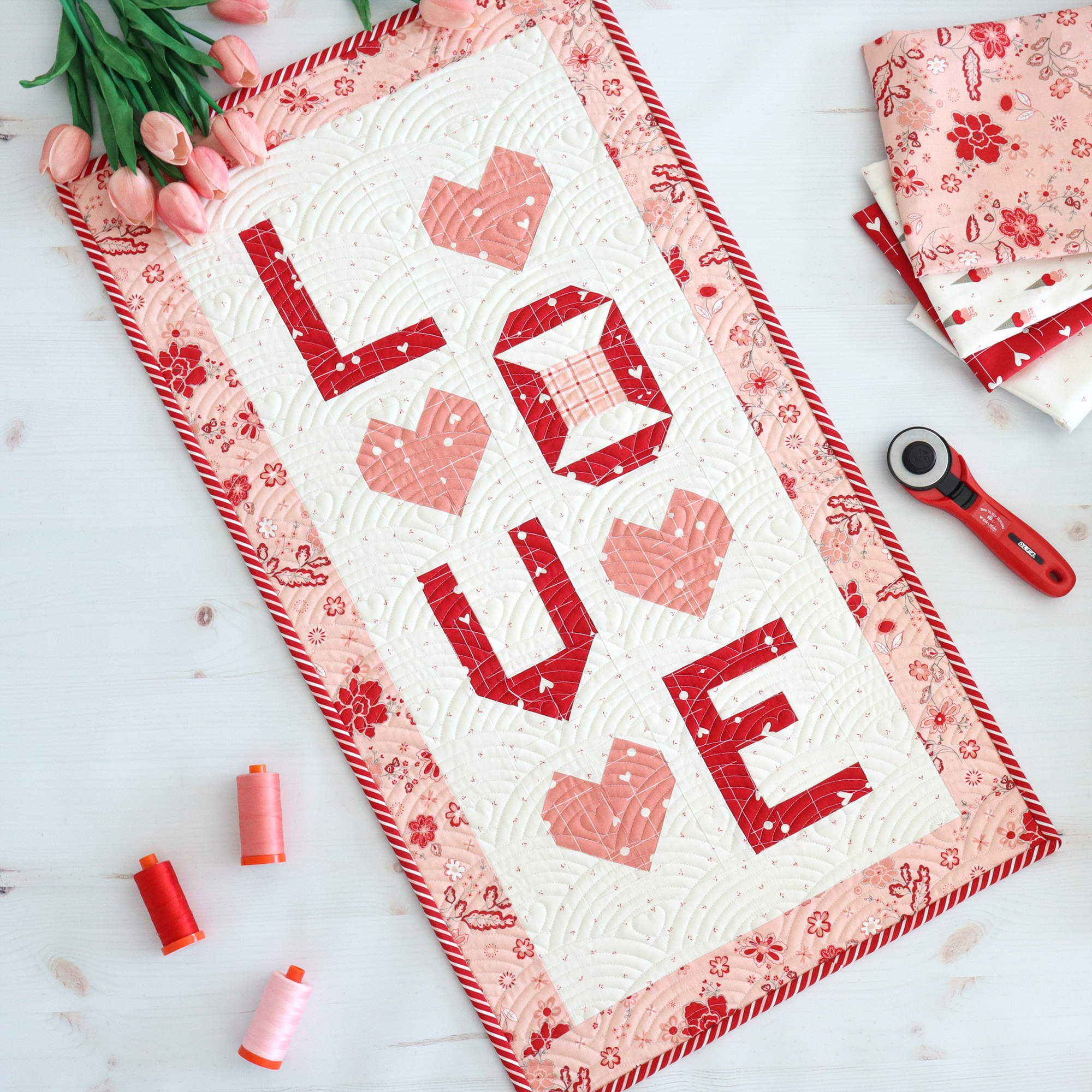 Made with Love Mini Quilt