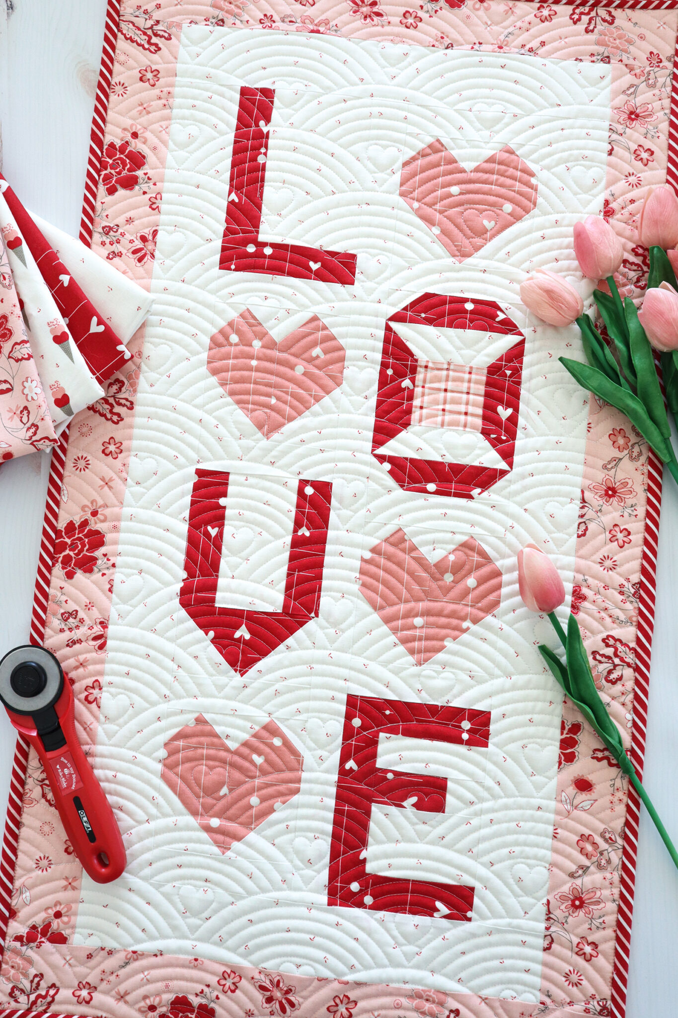 Made with Love Mini Quilt