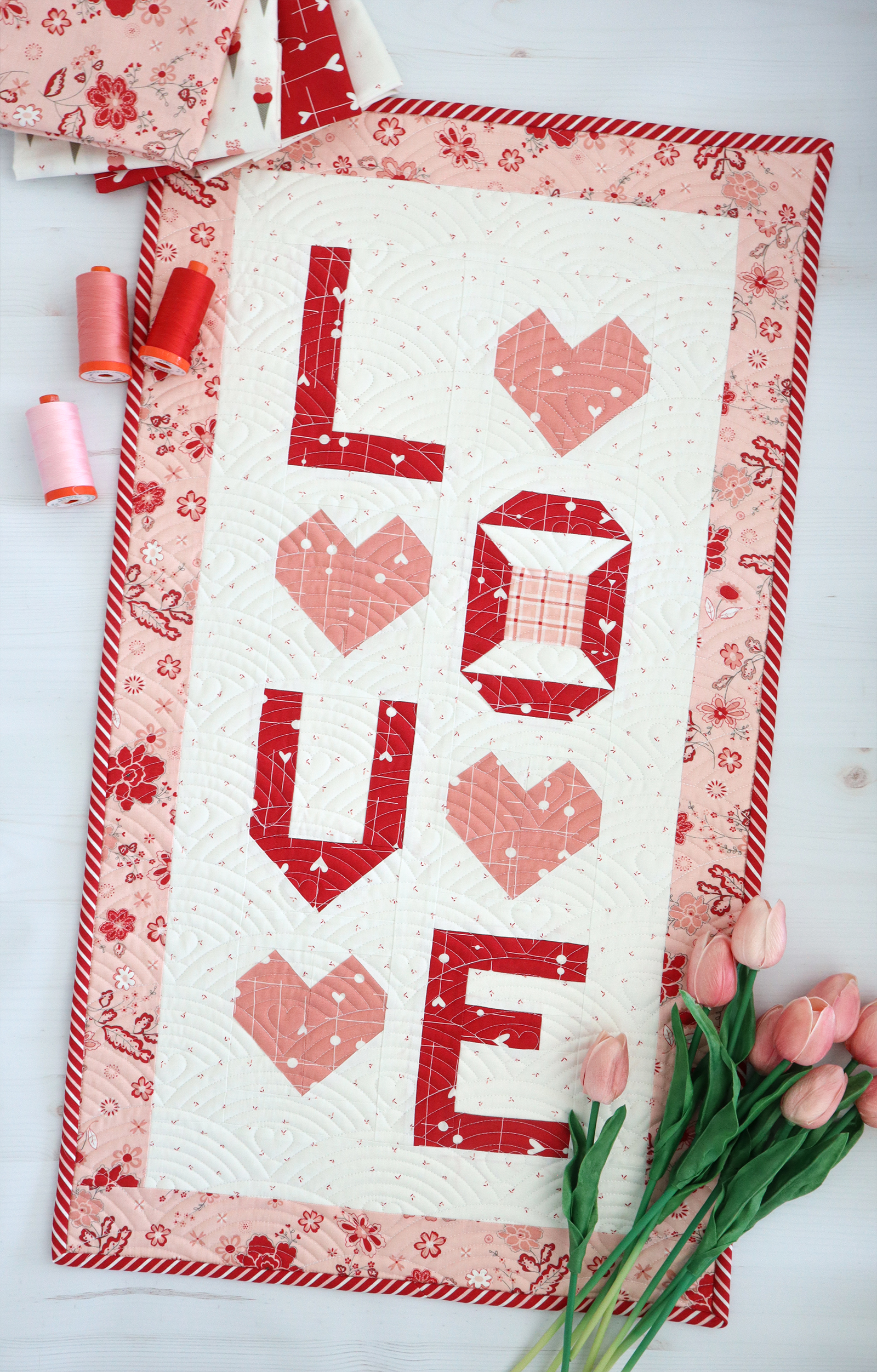 Made with Love Mini Quilt