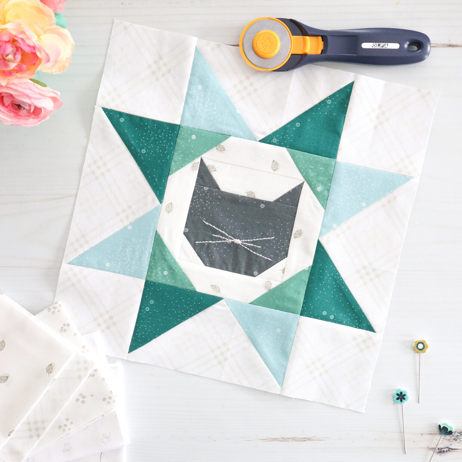 Kitty Block Shine Together Sew Along