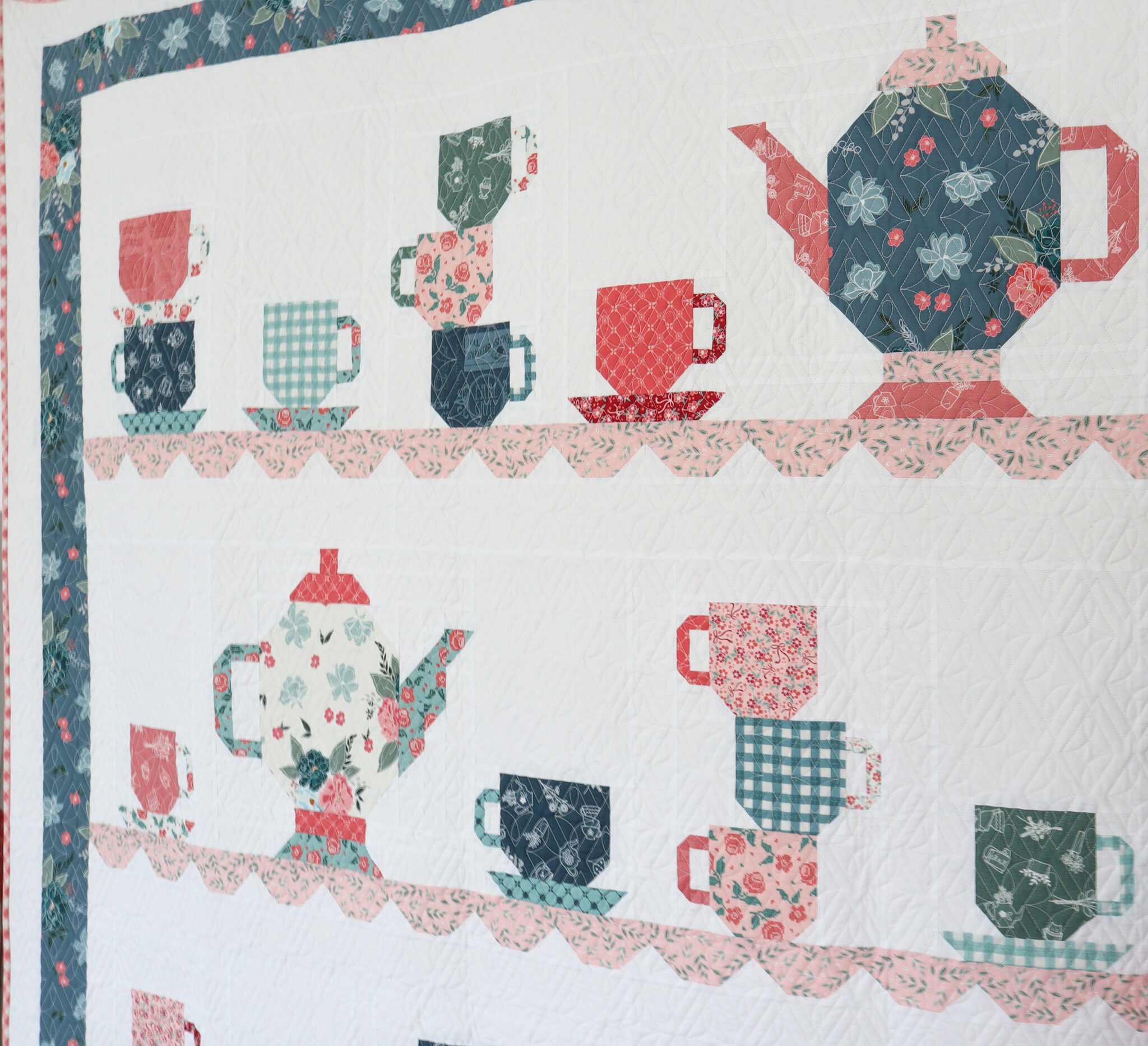 Tea Party Quilt Along Borders and Assembly