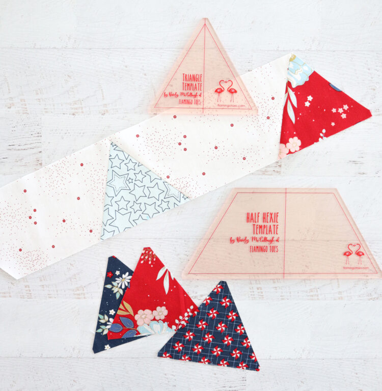 Vintage Stars Sew Along Sewing Rows