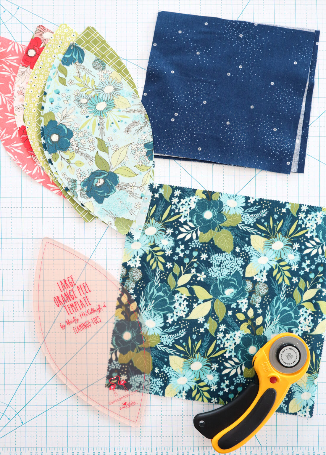 Orange Pekoe Sew Along Cutting