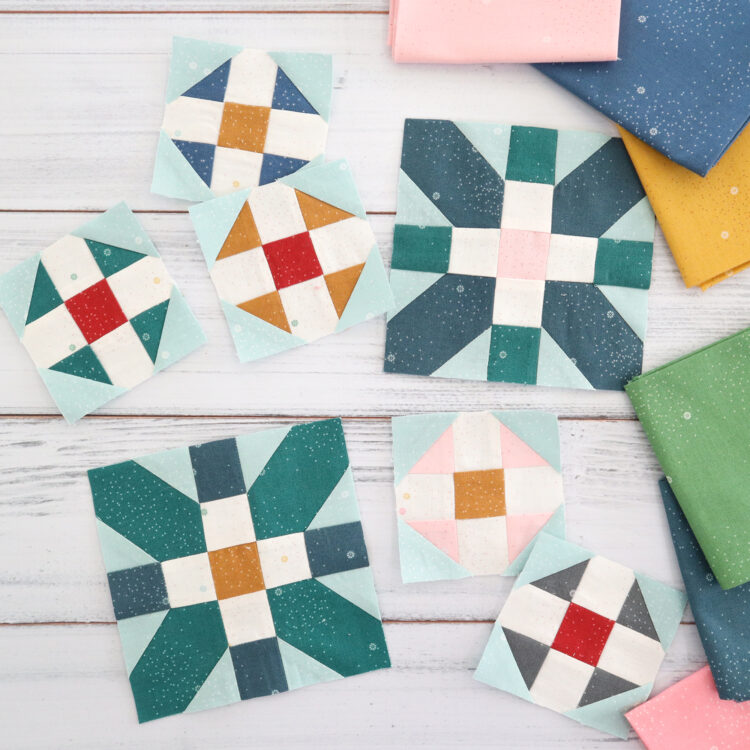 Quilted Snowman Sew Along January Blocks