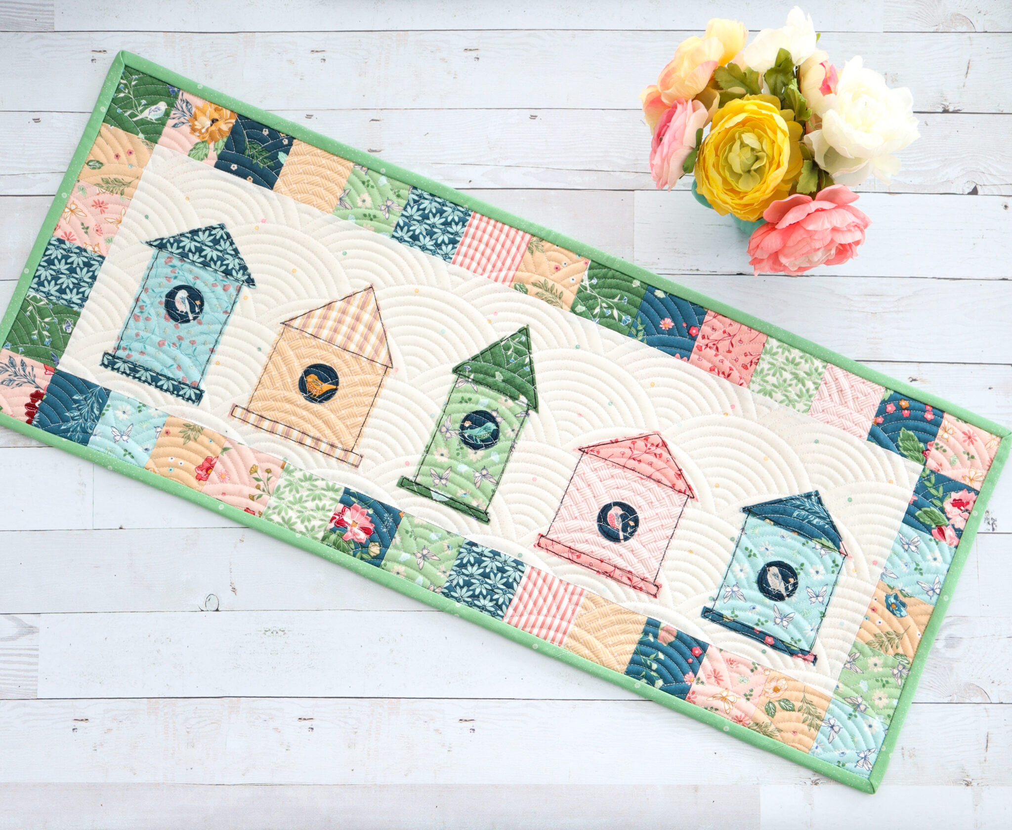 Birdhouse Lane Table Runner