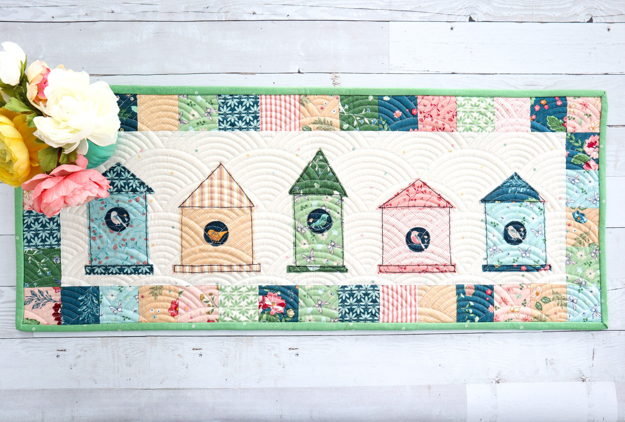 Birdhouse Lane Table Runner